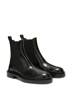 JIL SANDER 30mm Leather Ankle Boots