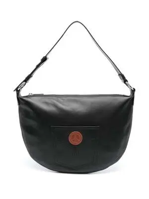 Moschino Adjustable Leather Shoulder Bag