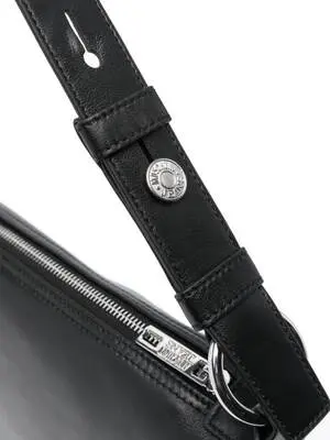 Moschino Adjustable Leather Shoulder Bag