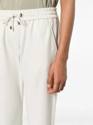 Brunello Cucinelli Drawstring-fastening Trousers - Neutrals