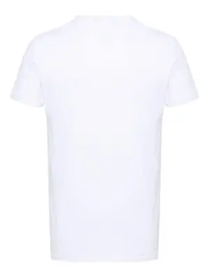 Versace Logo-print Cotton T-shirts - White