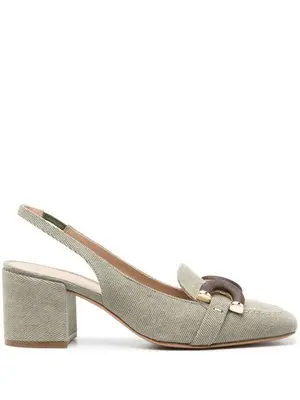 Roberto Festa Gold Tone Pumps