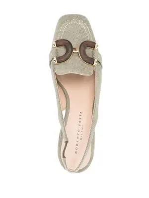 Roberto Festa Ibiza Denim Slingback Pumps