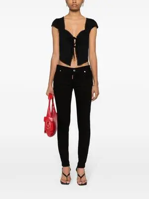 Dsquared2 Twiggy Mid-rise Skinny Jeans