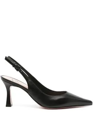 Roberto Festa 90mm Frans Leather Slingback Pumps - Black