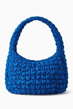 Cos Quilted Crossbody Bag - Blue