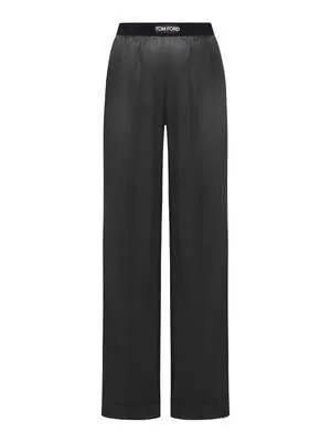 TOM FORD Regular Straight Leg Pants Black