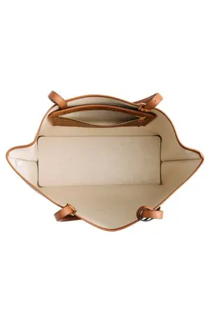 Mcm Himmel Lauretos Coated Canvas Shopper Bag - Cognac