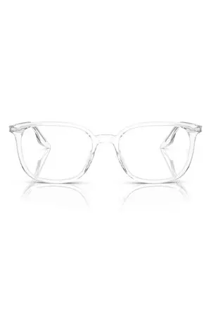 Ray-ban 54mm Square Eyeglasses - Transparent