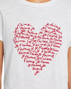 Cinq À Sept Je T'aime Graphic Tee