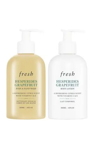 Fresh Citrus Sensations Hesperides Grapefruit Body Duo $56 Value