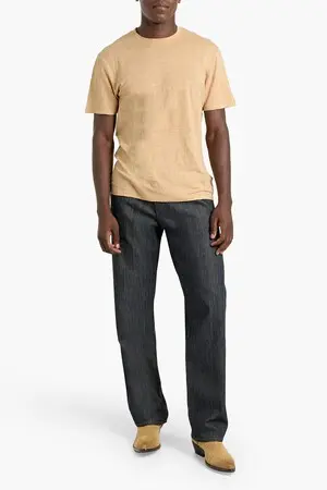 Sandro Linenjersey Tshirt - Sand