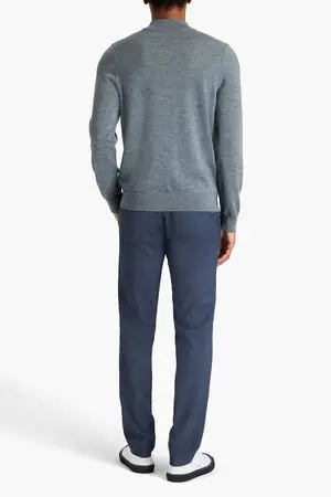 Sandro Wool Turtleneck Sweater - Gray