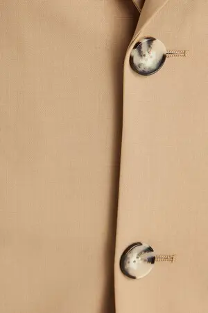 Sandro Woolblend Blazer - Sand