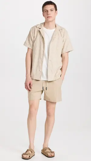 Oas Linen Blend Shorts