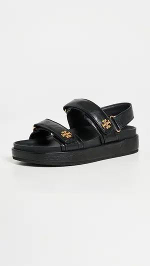 Tory Burch Kira Two-band Sport Sandals - Perfect Black