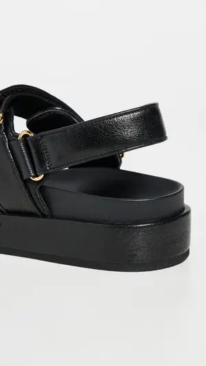 Tory Burch Kira Two-band Sport Sandals - Perfect Black