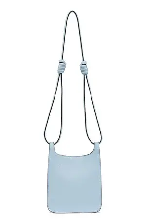 Mcm Lauretos Leather Mini Hobo Bag
