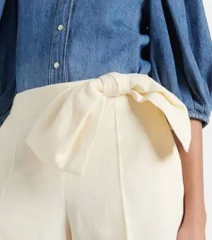 Chloé Linen Shorts - White