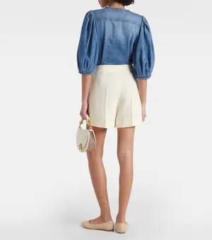Chloé Linen Shorts - White