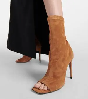 Paris Texas Amanda Ankle Boots - Brown