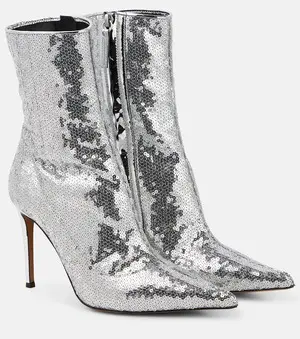 Alexandre Vauthier Sequined Ankle Boots