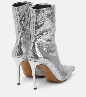 Alexandre Vauthier Sequined Ankle Boots