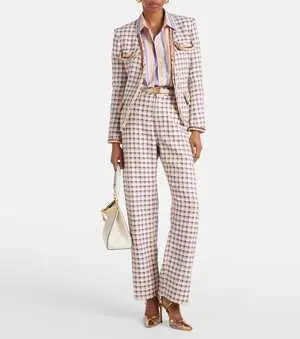 Etro Checked Cotton-blend Jacket