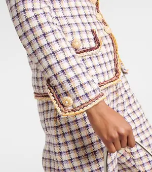 Etro Checked Cotton-blend Jacket
