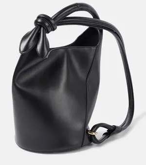 Jacquemus Le Petit Tourni Leather Bucket Bag