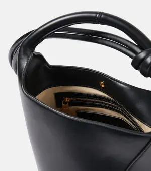 Jacquemus Le Petit Tourni Leather Bucket Bag