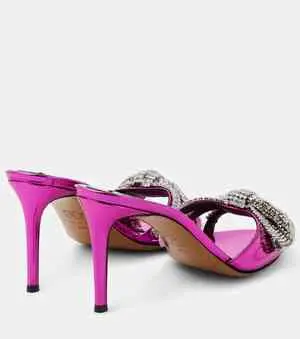 Alexandre Vauthier Shooting Embellished Mules