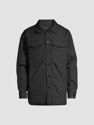 Canada Goose Carlyle Quilted Shirt Jacket - Black