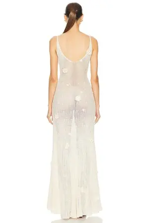Anna October Astrid Maxi Dress In Cream In Ivory - 44% Off | Editorialist