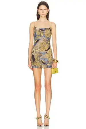 Cult Gaia Bebe Short Sleeveless Dress - Wild Dahlia