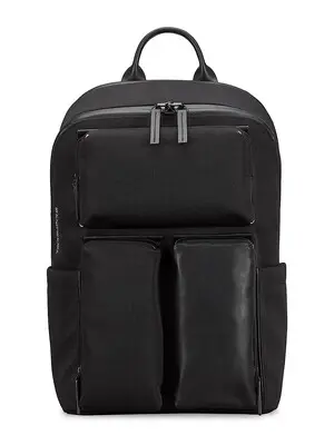 TROUBADOUR Men's Ridge Structured Backpack - Black - Black