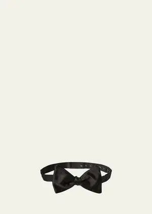 Ralph Lauren Purple Label Silk Bow Tie - Black
