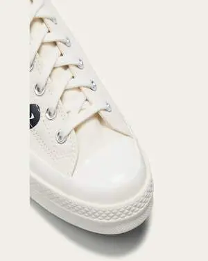 Comme Des Garçons X Converse Chuck 70 Low-top Sneakers - Off White