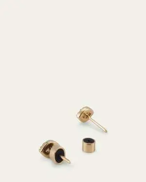 Ileana Makri Sapphire And Diamond Kitten Eye Stud Earrings