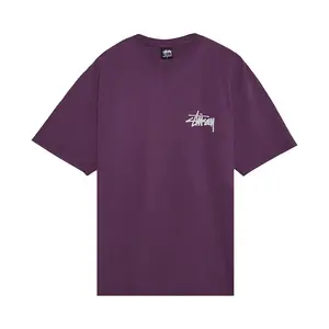 StÜssy Old Phone Pigment Dyed T-shirt - Purple