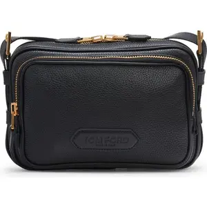 TOM FORD Grained Leather Messenger Bag