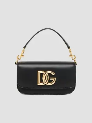 Dolce & Gabbana Dolce & Gabbana Leather Top-Handle Bag Black