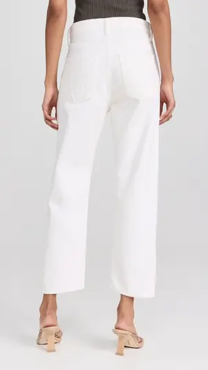 AGOLDE 90s Crop Loose Straight Jeans - Fortune Cookie