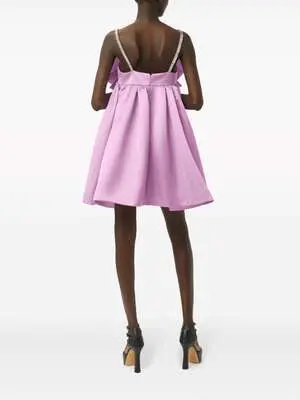 Nina Ricci Bow Sleeveless Dress - Pink