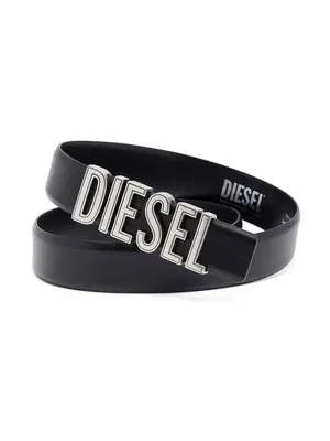 DIESEL B-rivets Leather Belt