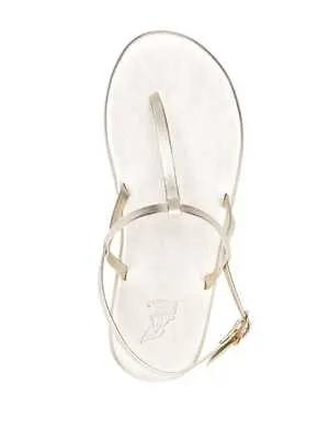 ANCIENT GREEK SANDALS Lito Leather Thong Sandals - Gold