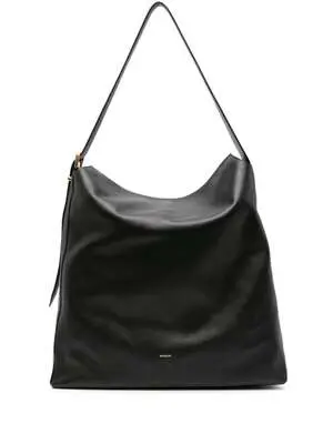 WANDLER Marli Leather Tote Bag - Black