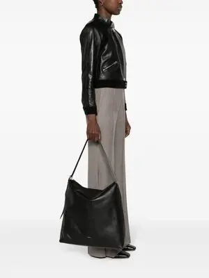 WANDLER Marli Leather Tote Bag - Black