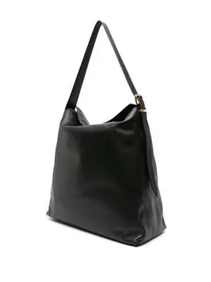 WANDLER Marli Leather Tote Bag - Black