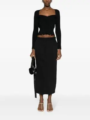 Simkhai Daphane Sweetheart-neck Top